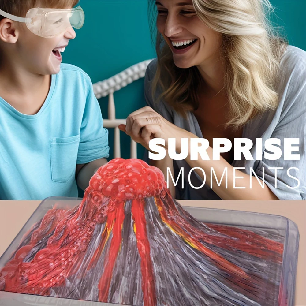 Creative-Volcano-Eruption-Experiment-Set-DIY-Painting-Coloring-Kit ...