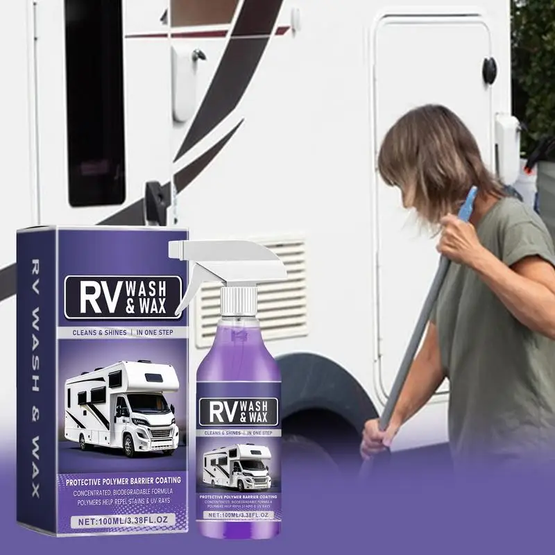 Waterless-Car-Wash-100ml-Car-Coating-Agent-Mild-RV-Cleaning-Fluid-Deep ...