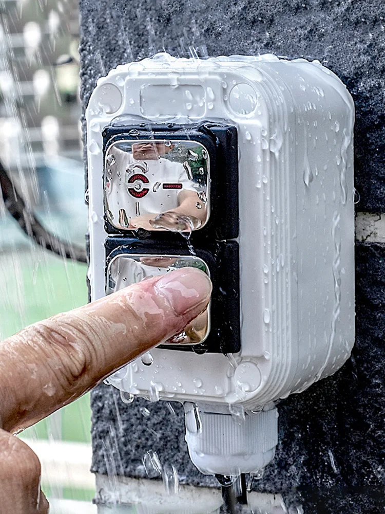 Waterproof-Outdoor-Light-Wall-Switch-IP66-Double-2-Gang-2-Way-SPDT ...