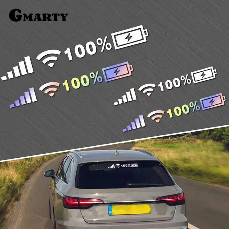 Personalized-Decoration-Windshield-Sticker-Decal-Signal-WIFI-Power ...