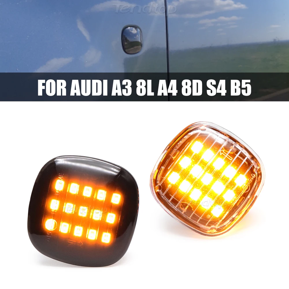 Dynamic Led Turn Signal Lamp Side Marker Light Indicator For Skoda Fabia Octavia Roomster Rapid ...