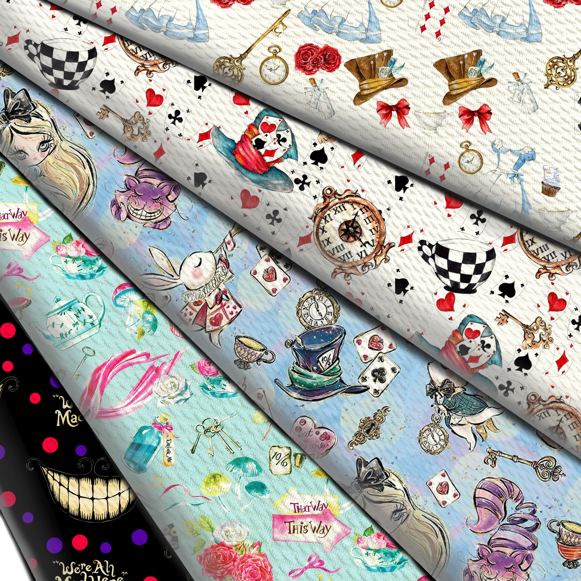 Printed Stretch Fabrics | 4 Ways Stretch Fabric | Spandex Leggings ...