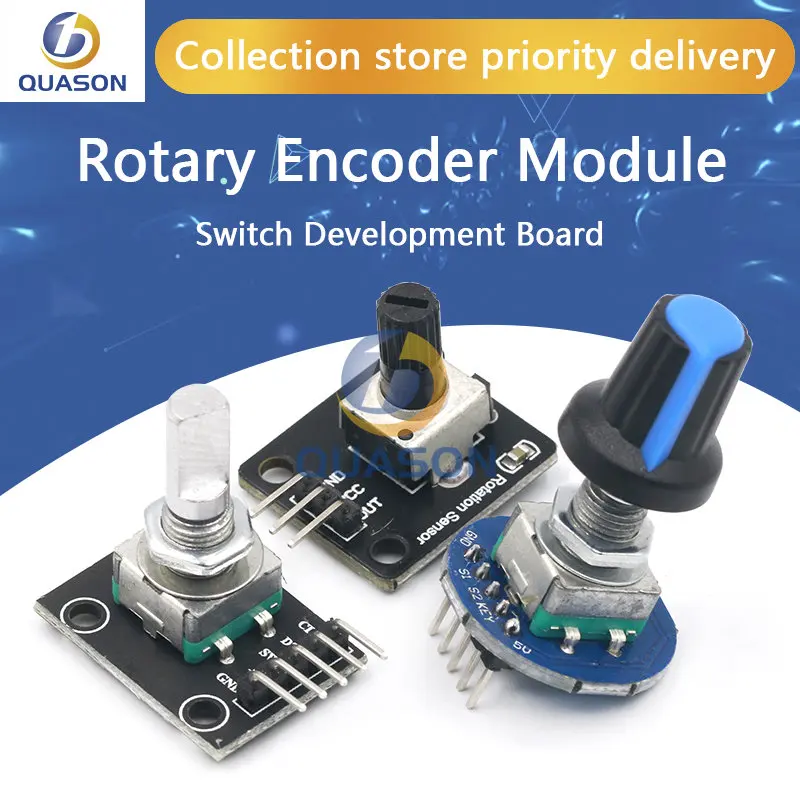 360 Degrees Rotary Encoder Module For Arduino Brick Sensor Switch ...