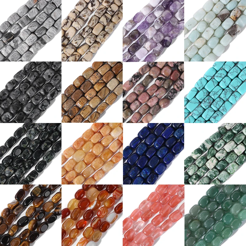 Quartz Bead Jewelry Making | Beads Cubes Natural Stones | Natural Stone ...