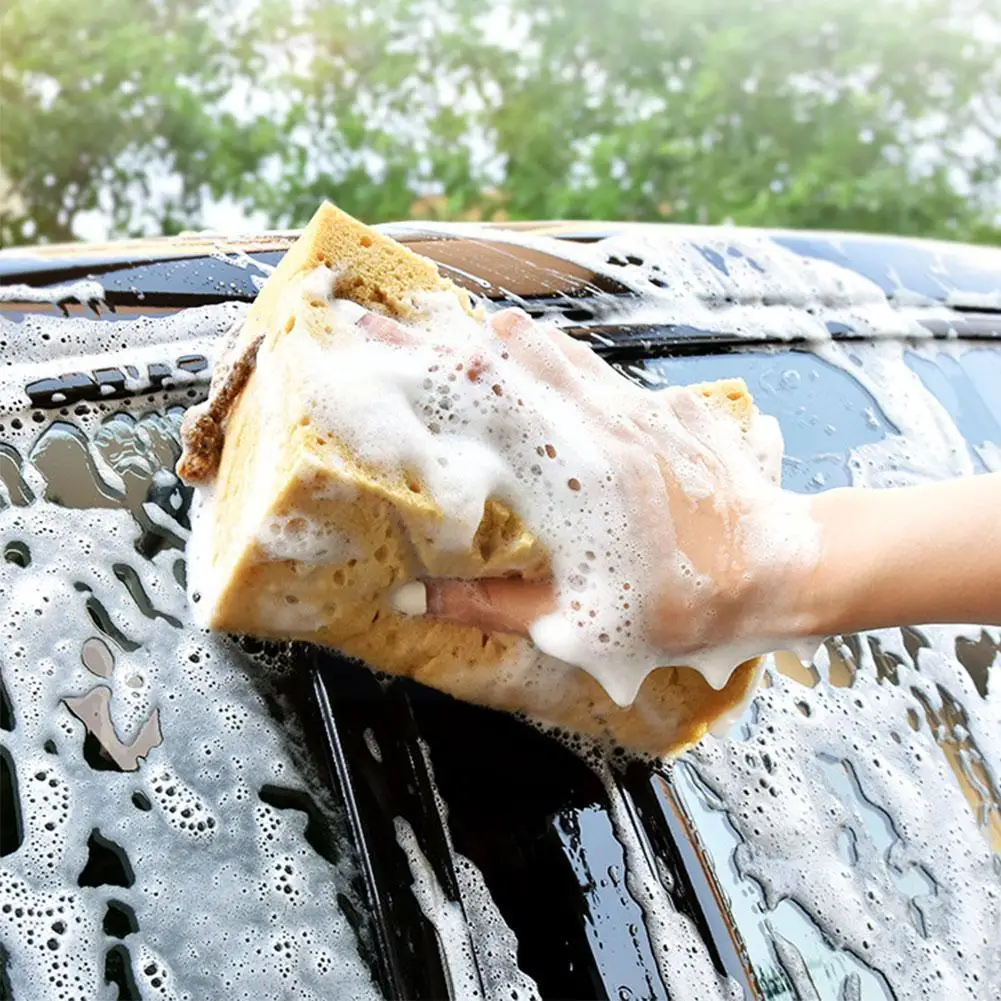 Large-Car-Wash-Sponge-Foam-Honeycomb-Cleaning-Washing-Brush-Cleaning ...