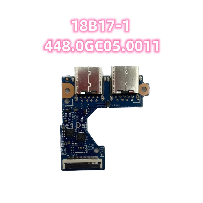 For HP Pavilion X360 15-DQ TPN-W140 Laptop USB Board 18B17-1 448.0GC05.0011