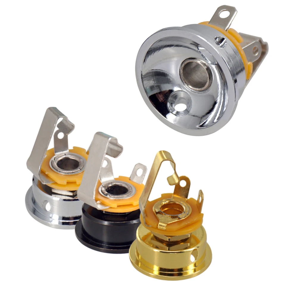 Guitar-Electro-Sockets-Jack-Plate-Holder-For-Tele-Electric-Guitar ...