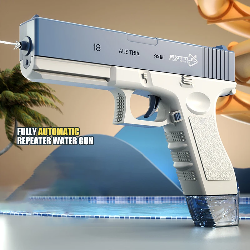 Pistola-de-gua-el-trica-infantil-pistola-de-gua-totalmente-autom-tica-apertando-continuamente ...