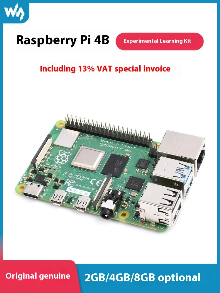 Raspberry-Pi-4B-Raspberry-Pi-4-4B-8G-4G-Development-Board-Programming ...