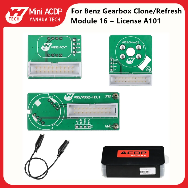 Yanhua Mini Acdp For Benz Gearbox Clone/refresh Module 16 Vgs-fdct/vgs2 ...