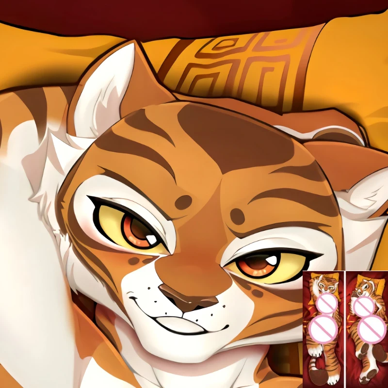 Dakimakura-Anime-Furry-Orcus-Fluffy-Master-Tigress-Pillowcase-Double ...