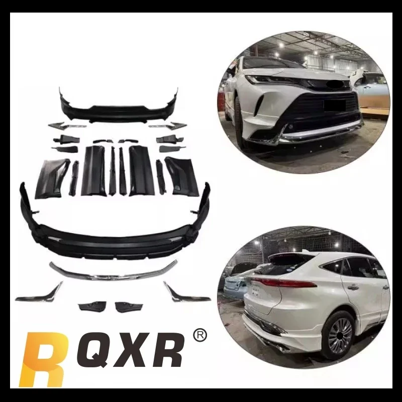 For Toyota Harrier 20-23 Modified New Style Front Shovel Rear Lip Side ...