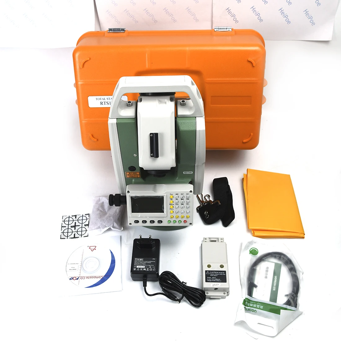 FOIF-Instrumento de topografía óptica RTS102 +, estación Total de doble eje sin reflectores de ...