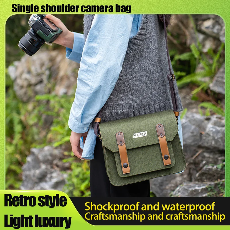 Handmade-for-Fuji-canon-Nikon-Sony-one-shoulder-waterproof-camera-bag ...