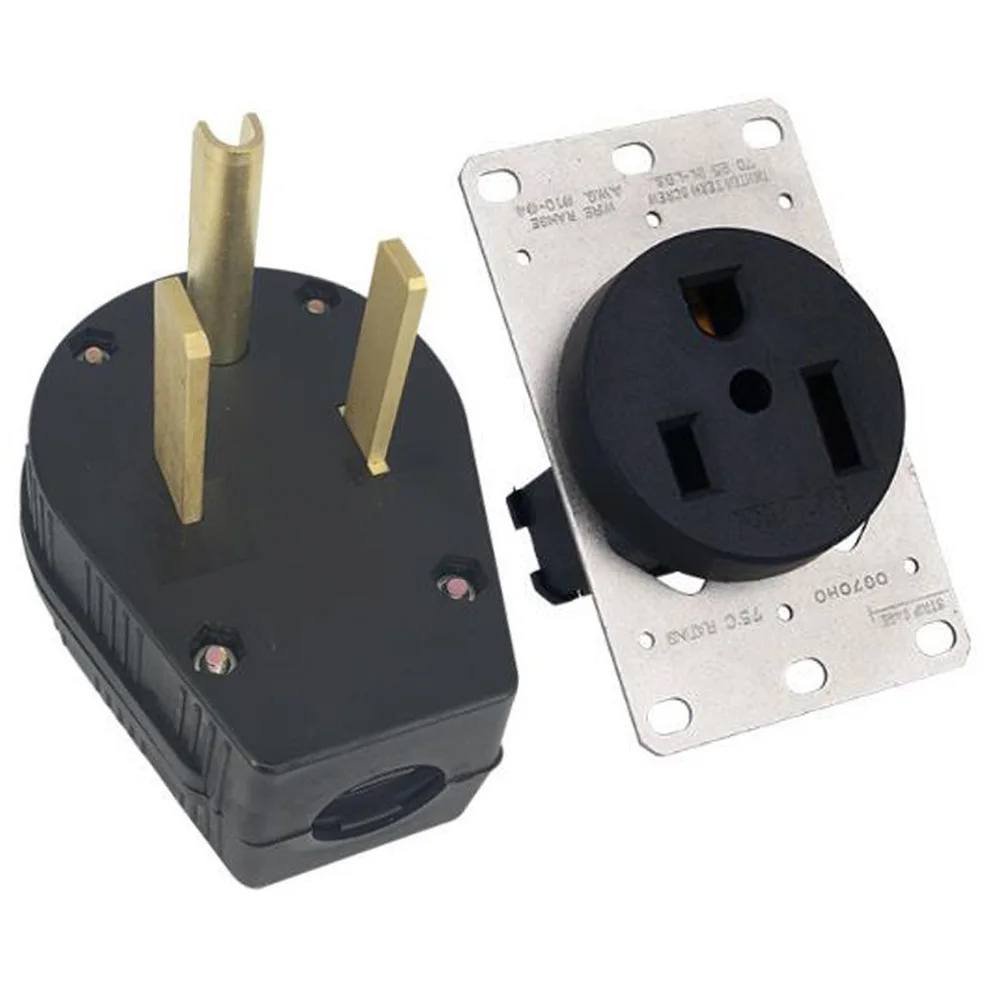 America-50A-Nema-L5-50P-L5-50R-US-Tripolar-Industry-Plug-3-Pin-Power ...