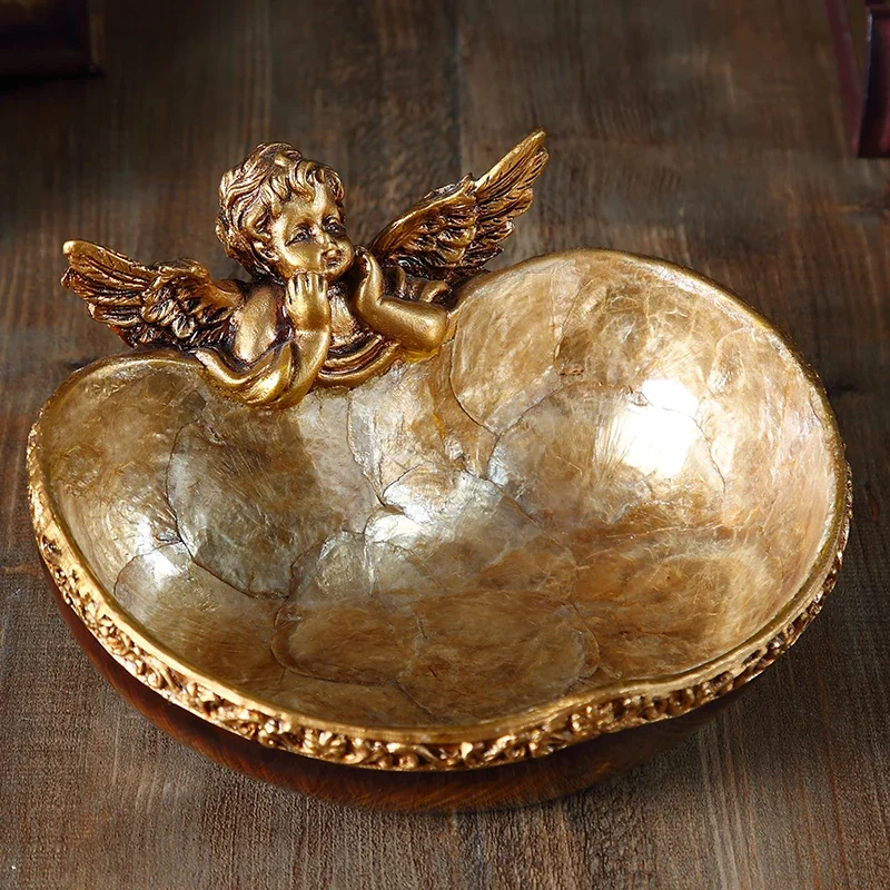Creative-Door-Porch-Key-Angel-Storage-Box-European-Style-Retro-Desktop ...