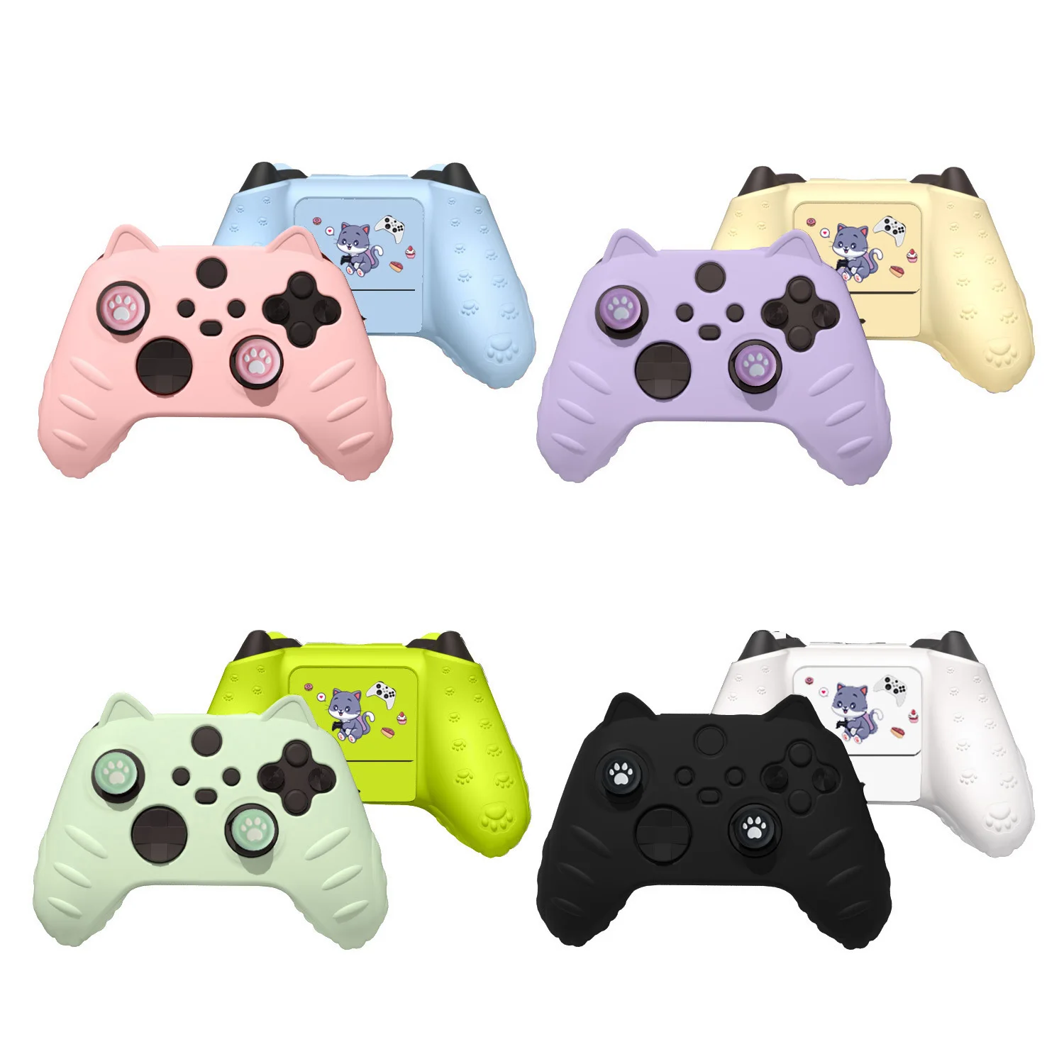Cat-Paw-Silicone-Soft-Shell-Protector-Sticker-Skin-For-Xbox-Series-X-S ...
