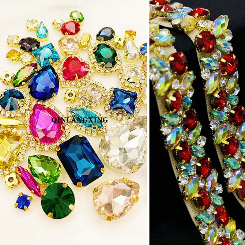 58-adet-torba-Mix-ekli-kristal-Rhinestones-dikmek-alt-n-alt-dekorasyon ...