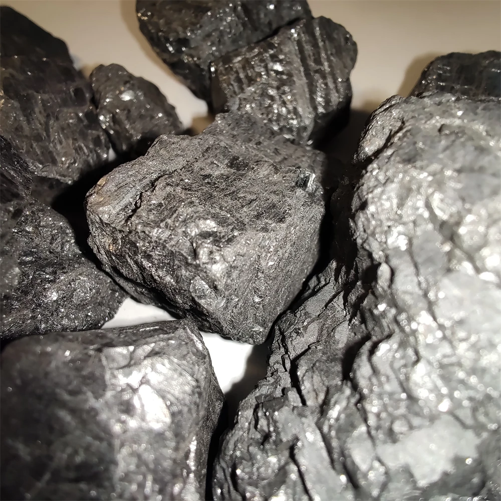 Natural Anthracite Black Metallic Stone Teaching Mineral Samples ...