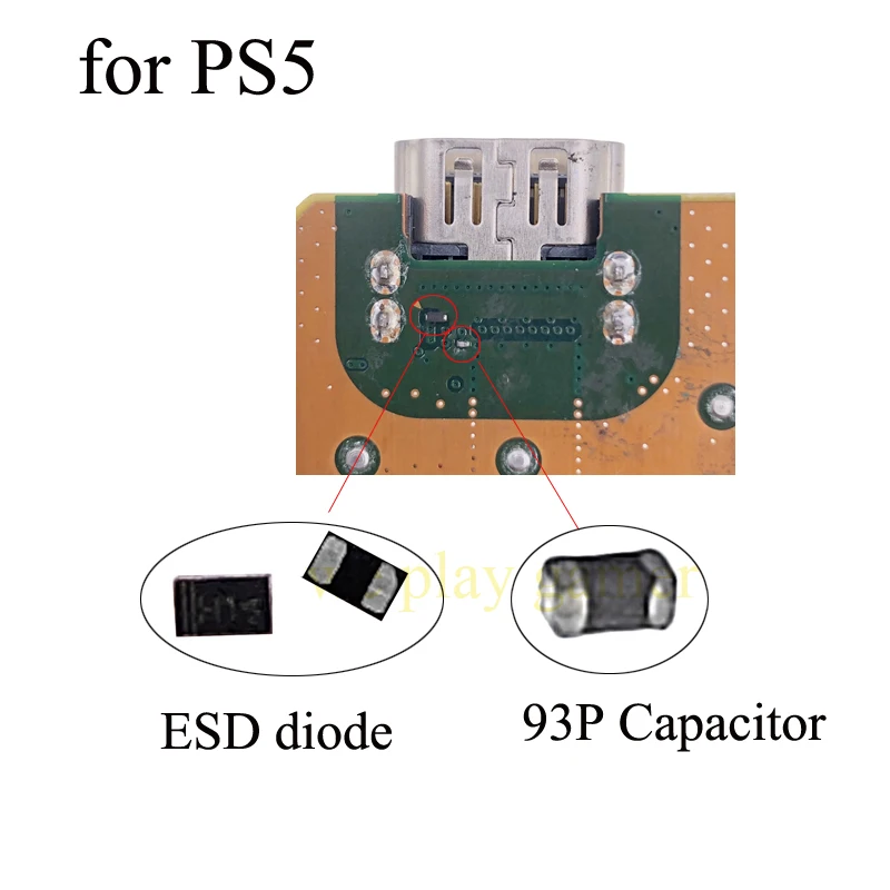 1-100PCS For PlayStation 5 PS5 Backside-HDMI Port Connector Bottom ...