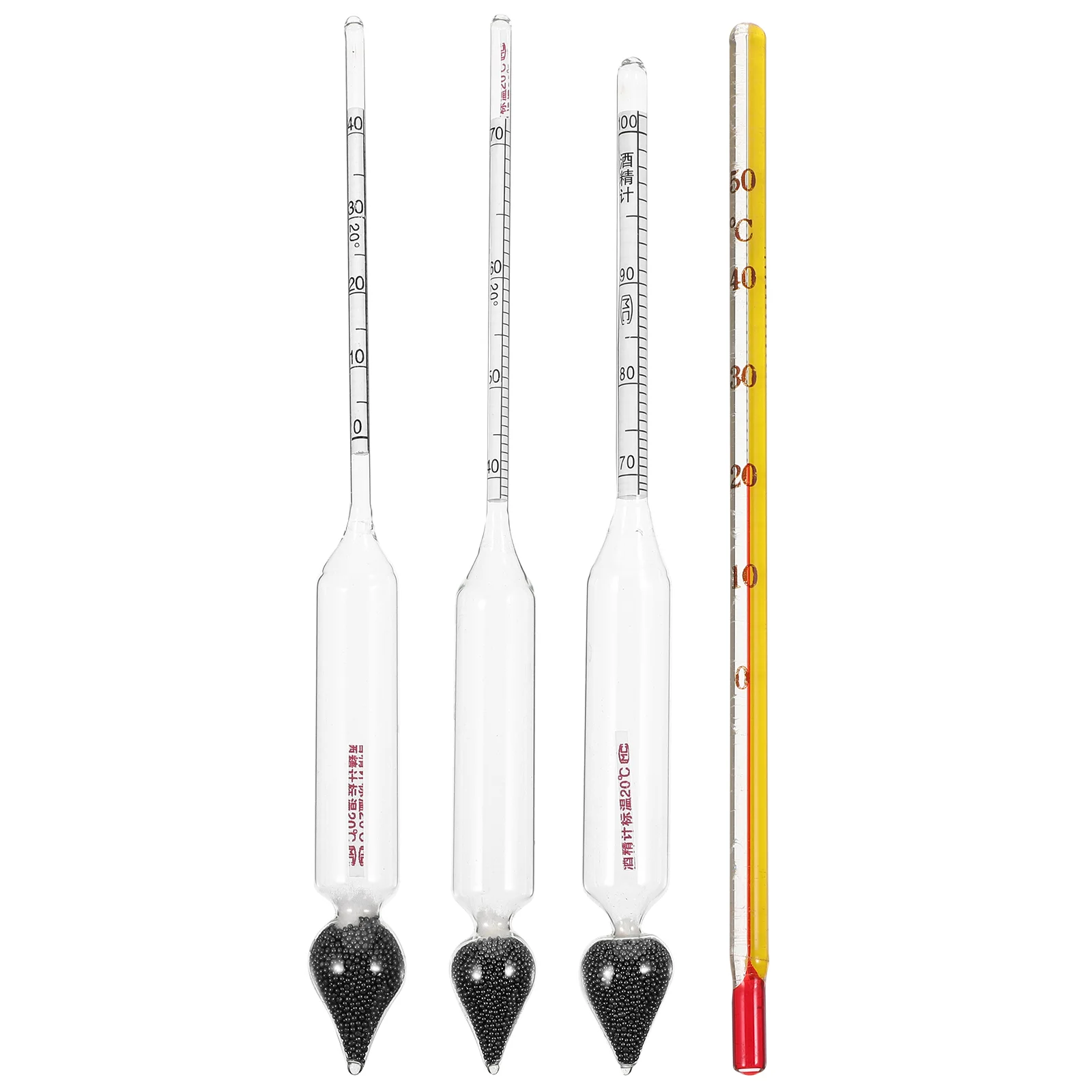 1 set Alcohol Hydrometer Glass Meter Tools Making Supplies Tester ...