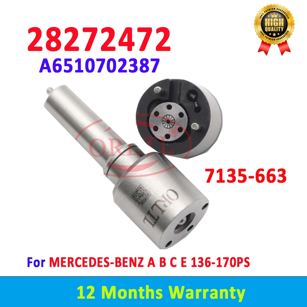 ORLTL 7135-663 Diesel Fuel Injector Repair Kits 28272472 A6510702387 ...