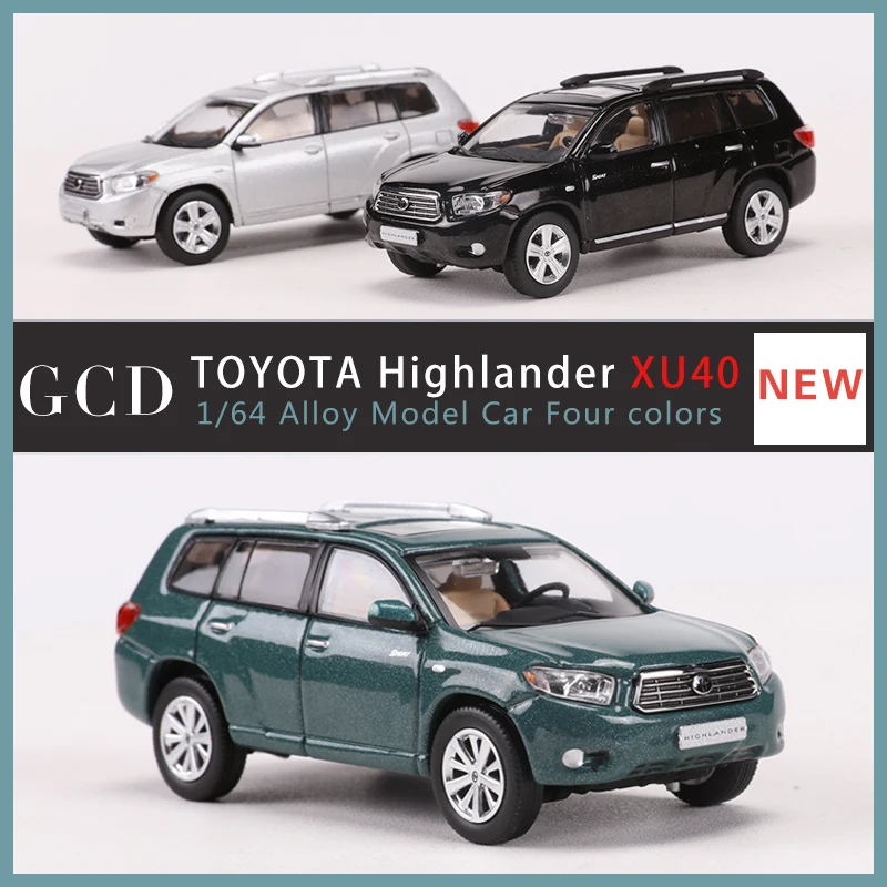 GCD 1:64 Toyota Highlander XU40 Diecast Alloy Model Car - AliExpress