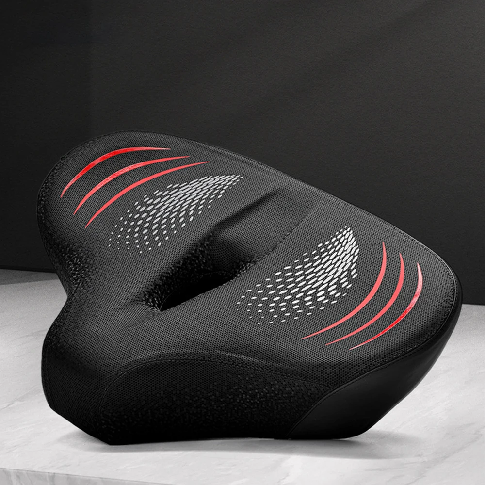Oversized-MTB-Bike-Seat-Wide-Bicycle-Comfy-Saddle-Universal-Electric ...