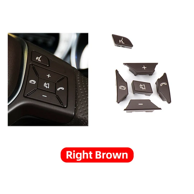 For Mercedes W204 X204 W212 W156 W246 Car Steering Wheel Control Menu ...