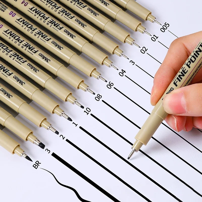 Line-Drawing-Pen-Art-Pigment-Ink-Drawing-Waterproof-Art-Architecture ...