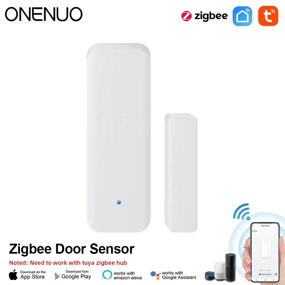 ONENUO Tuya Zigbee Door Sensor Smart Home Security Window Detector ...