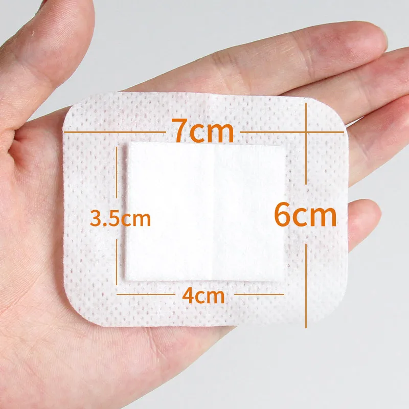 6x7cm-10pcs-Sterile-Non-Woven-Self-Adhesive-Wound-Basic-Dressing ...