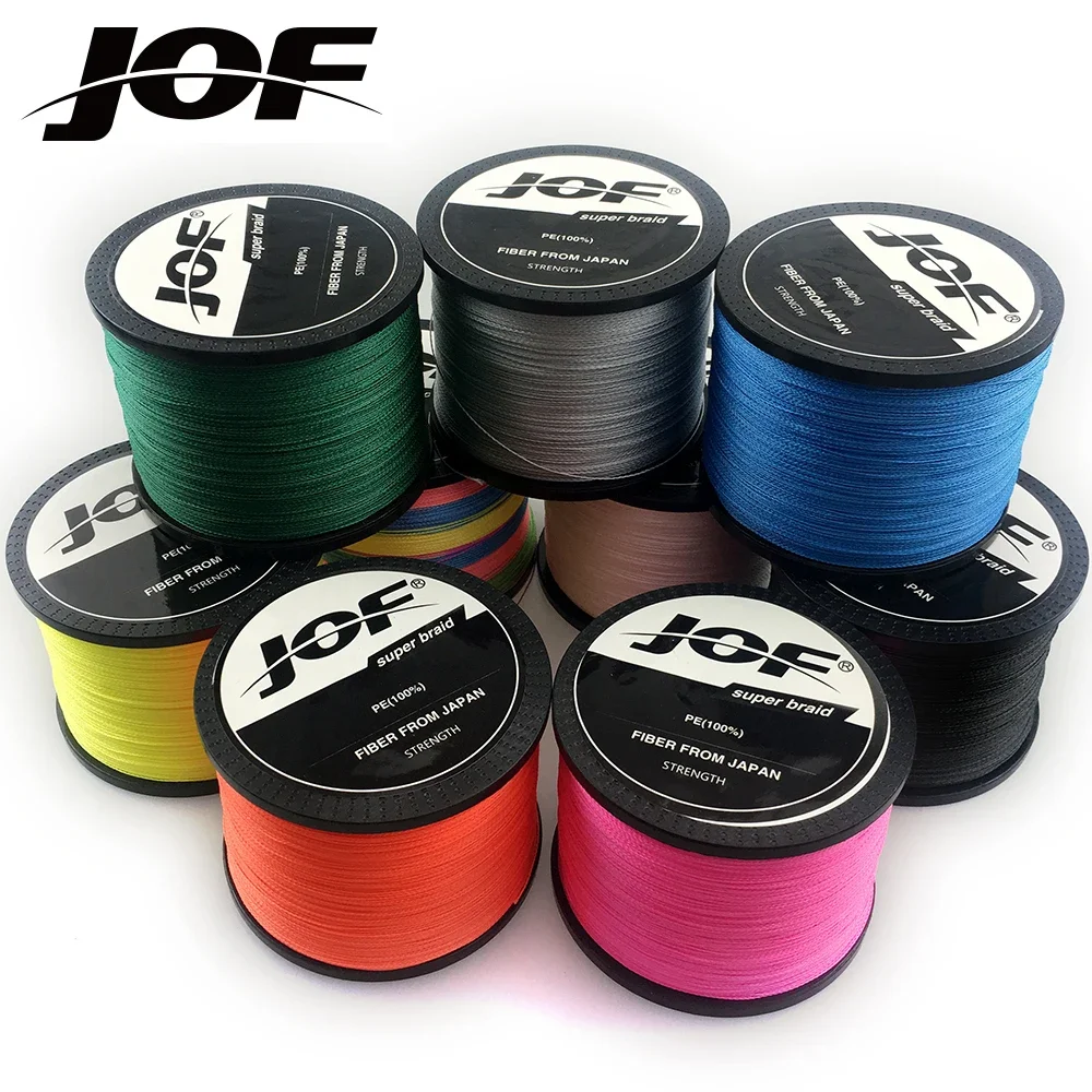 JOF-4-8-Braid-Fishing-line-10-120LB-100M-300M-500M-1000M-4-8-Strands ...