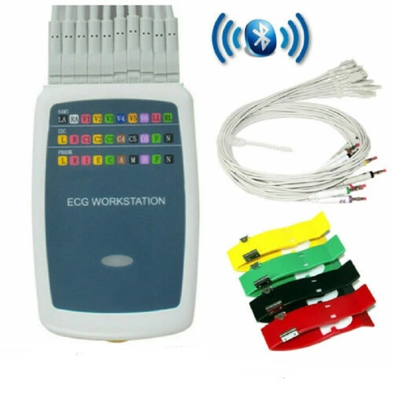 Contec8000gw Bluetooth Ecg Workstation 12-lead Resting Ekg Recorder ...