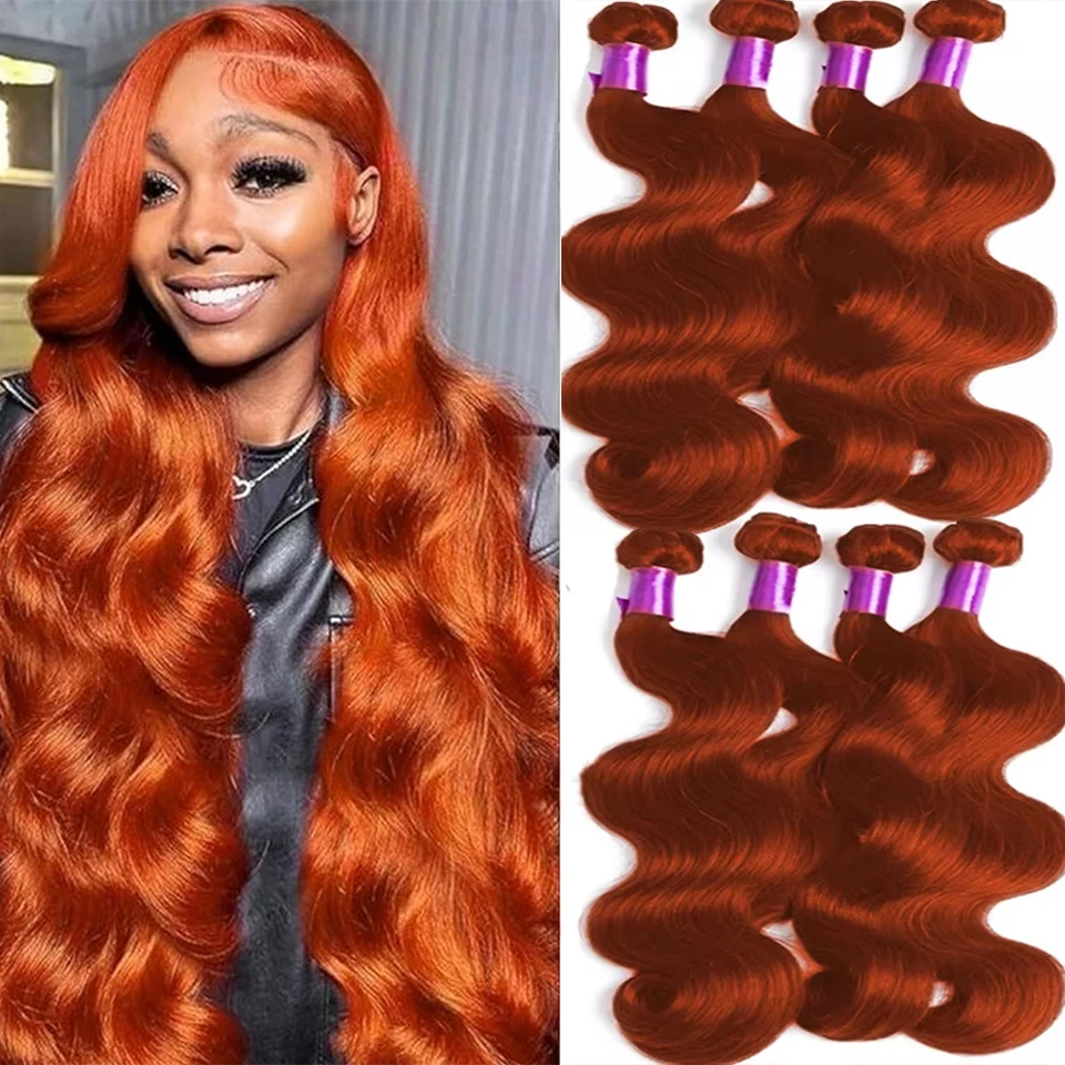 Body Wave Bundles Human Hair #350 Indian Human Hair Weave Double Weft ...
