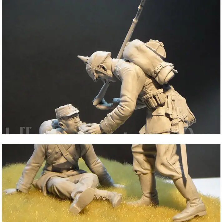 1/16 Resin Model Figure GK，WW1 German soldier , Unassembled and ...