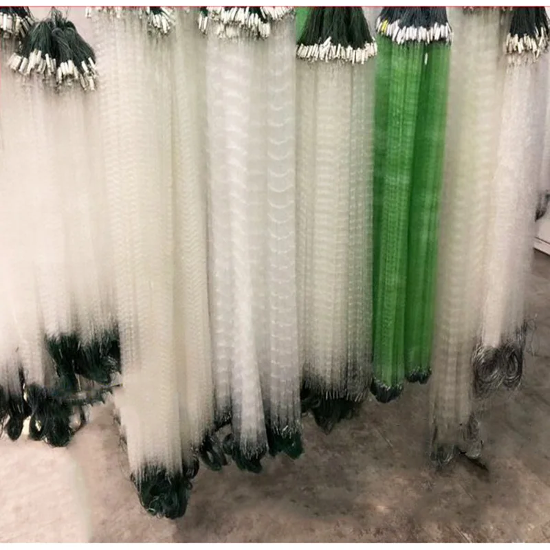Lawaia-30M-Fishing-Net-3-layers-Fish-Mesh-Trap-White-Silk-Gill-Net ...