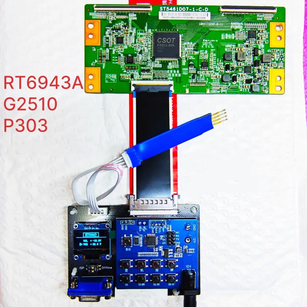 TV-Tcon-Board-Repair-Technical-Reform-VGH-VGL-Change-Voltage-Programmer ...