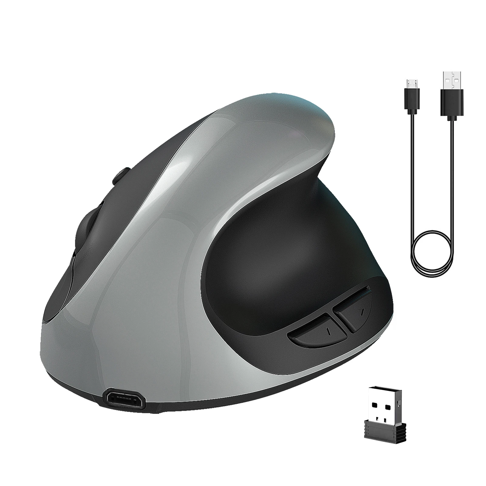 2-4G-Laptop-PC-3-Adjustable-DPI-Optical-Vertical-Wireless-Mouse-Plug ...