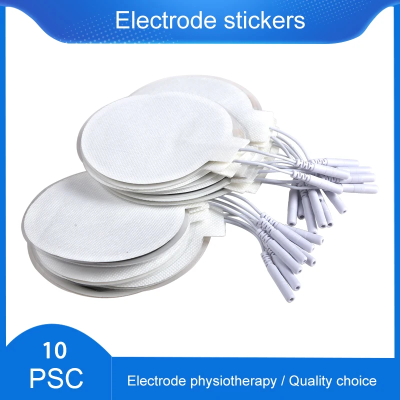 10pcs-Silicone-Gel-Electrode-Pads-Reusable-Tens-Electrodes-Digital ...