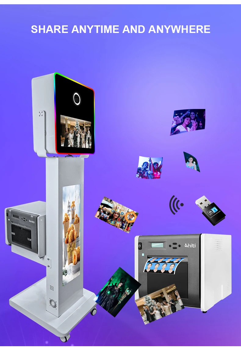 Magic Mirror Photo Booth for DSLR Camera with 15.6inch Touch Screen ...