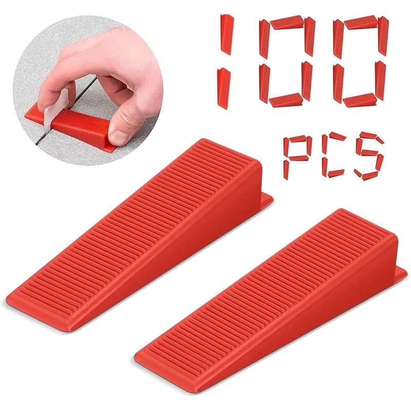 100PCS-Reusable-Tile-Leveling-System-Clips-Spacers-Ceramic-Wedges ...