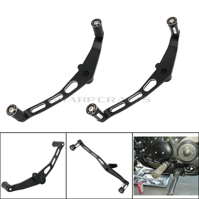 Motorcycle-CNC-Edge-Cut-Gear-Shift-Lever-Panel-Softer-W-Shifter-Pegs ...