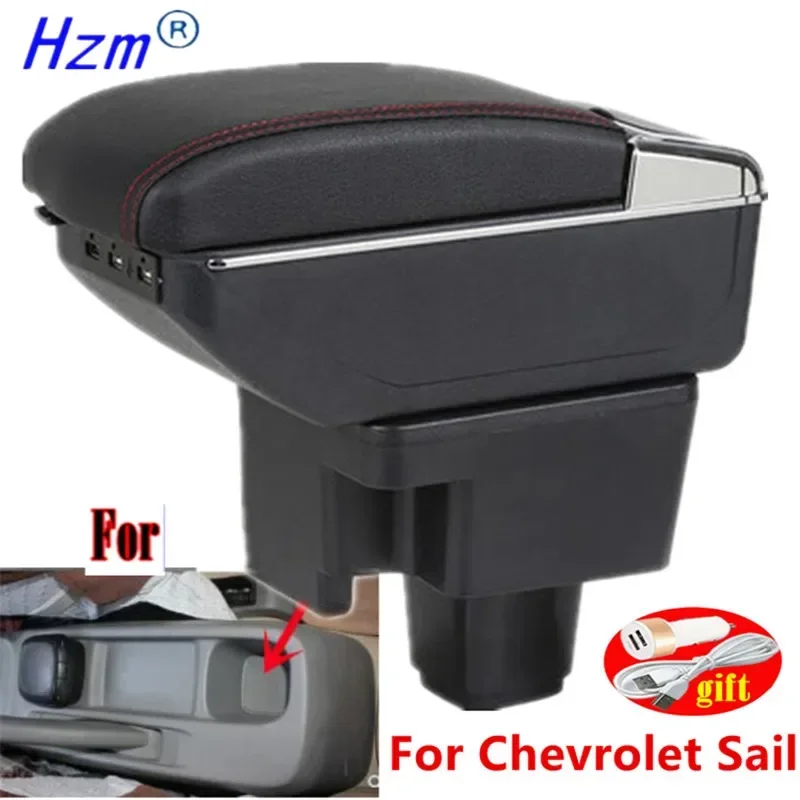 For Chevrolet Sail Armrest box For Chevrolet Sail car Center Console ...