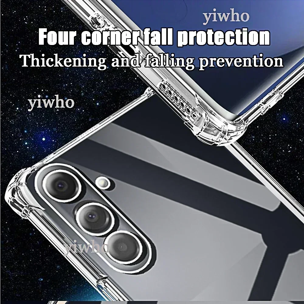 Shockproof Transparent Clear Back Phone Case for Galaxy A06 4G