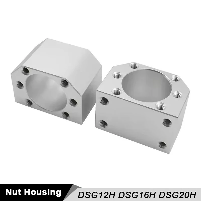 Ball Screw Nut Housing DSG12H DSG16H DSG20H Nut Holder Bracket for Ball ...