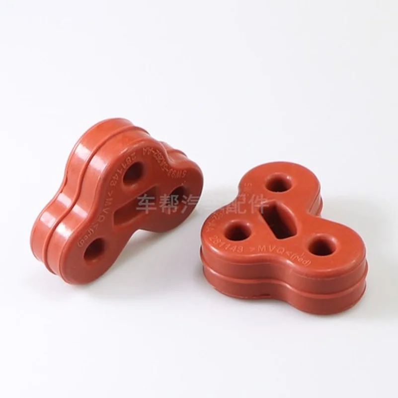 2PCS Exhaust Hanger Bracket Holder Mount Rubber Sleeve For Jaguar XF XJ ...