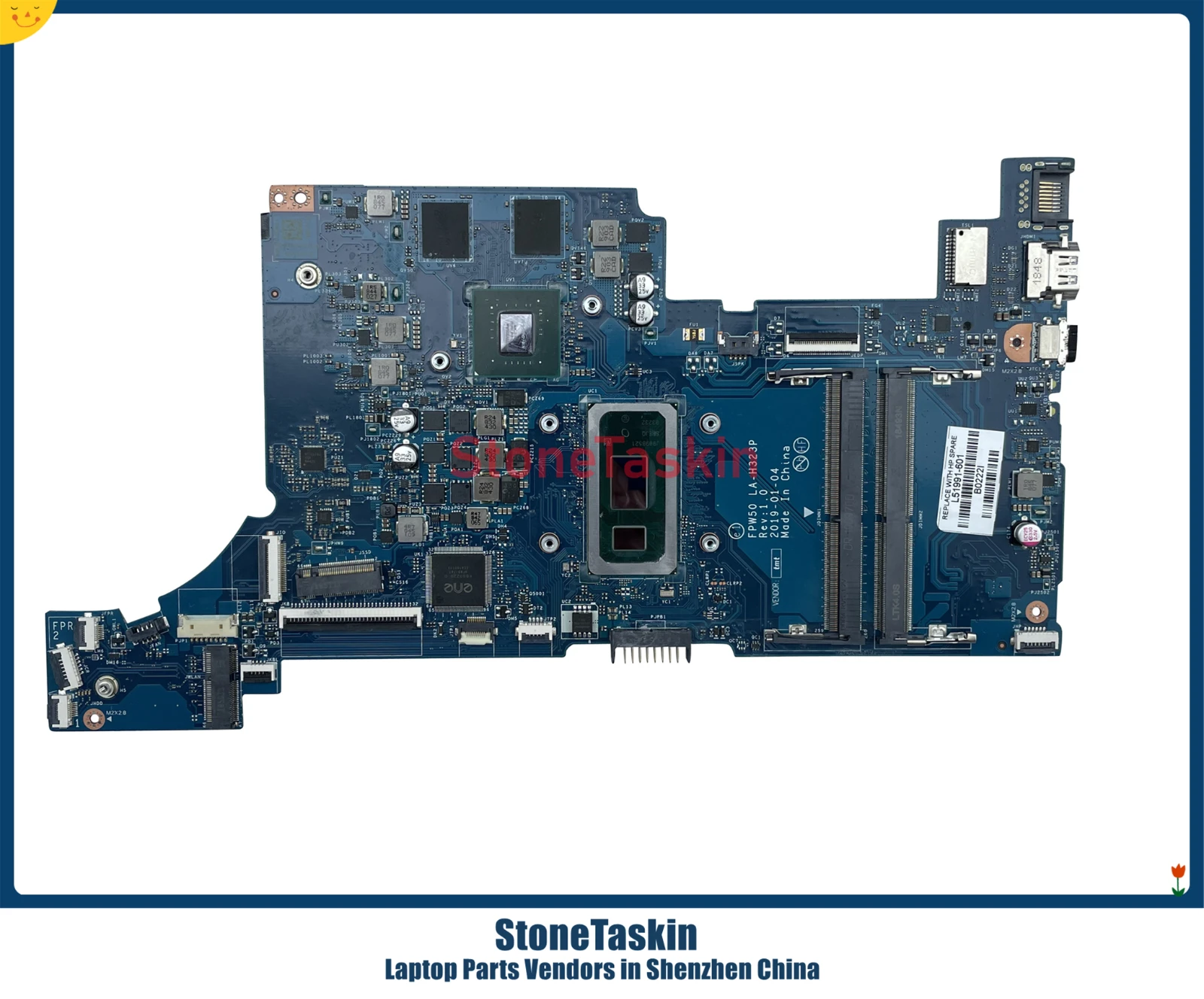 StoneTaskin-placa base FPW50 LA-H323P para portátil HP 15-DW 15S-DU 15S ...