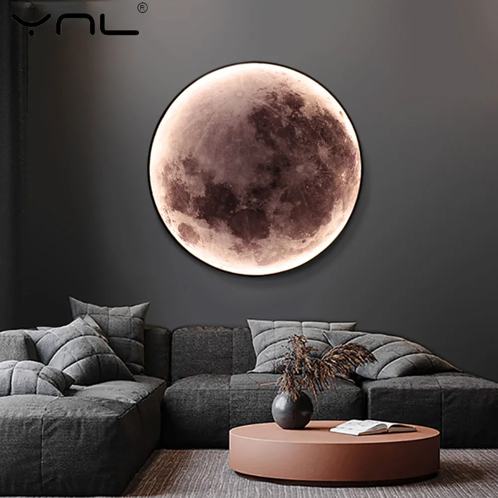 L-mparas-de-pared-LED-modernas-iluminaci-n-interior-de-Luna-para ...