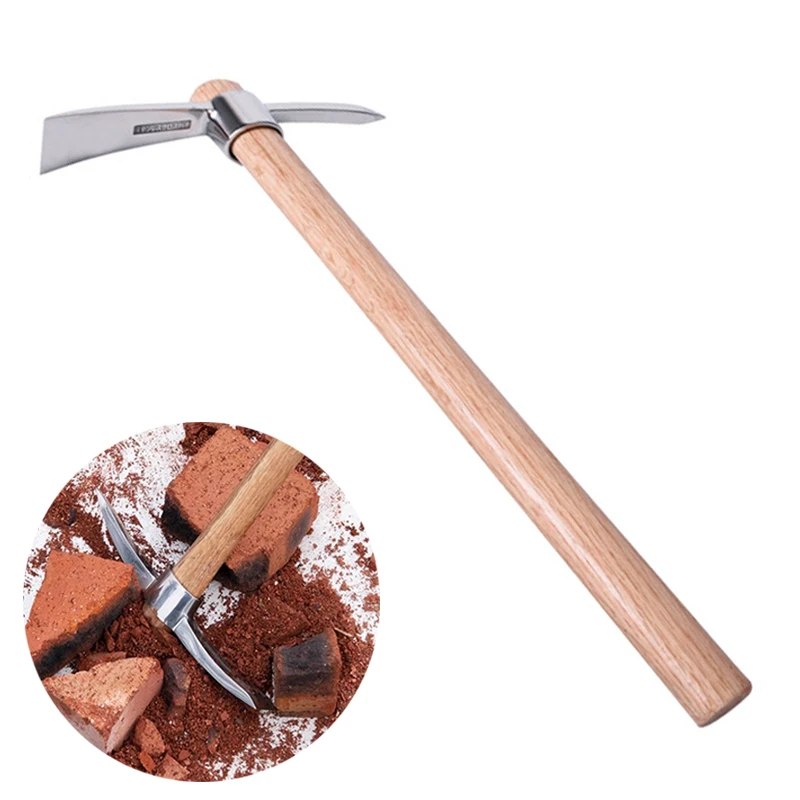 1Pcs Stainless Steel Pickaxe Outdoor High Hardness Tree Root Digging ...
